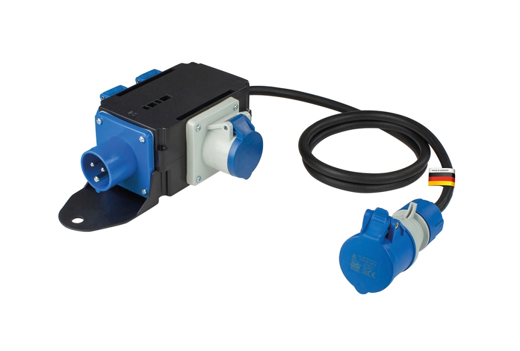 760497-IP55 - MIXO-Stromverteiler "SAALE" CEE16/3 :: Klein Verteiler ...